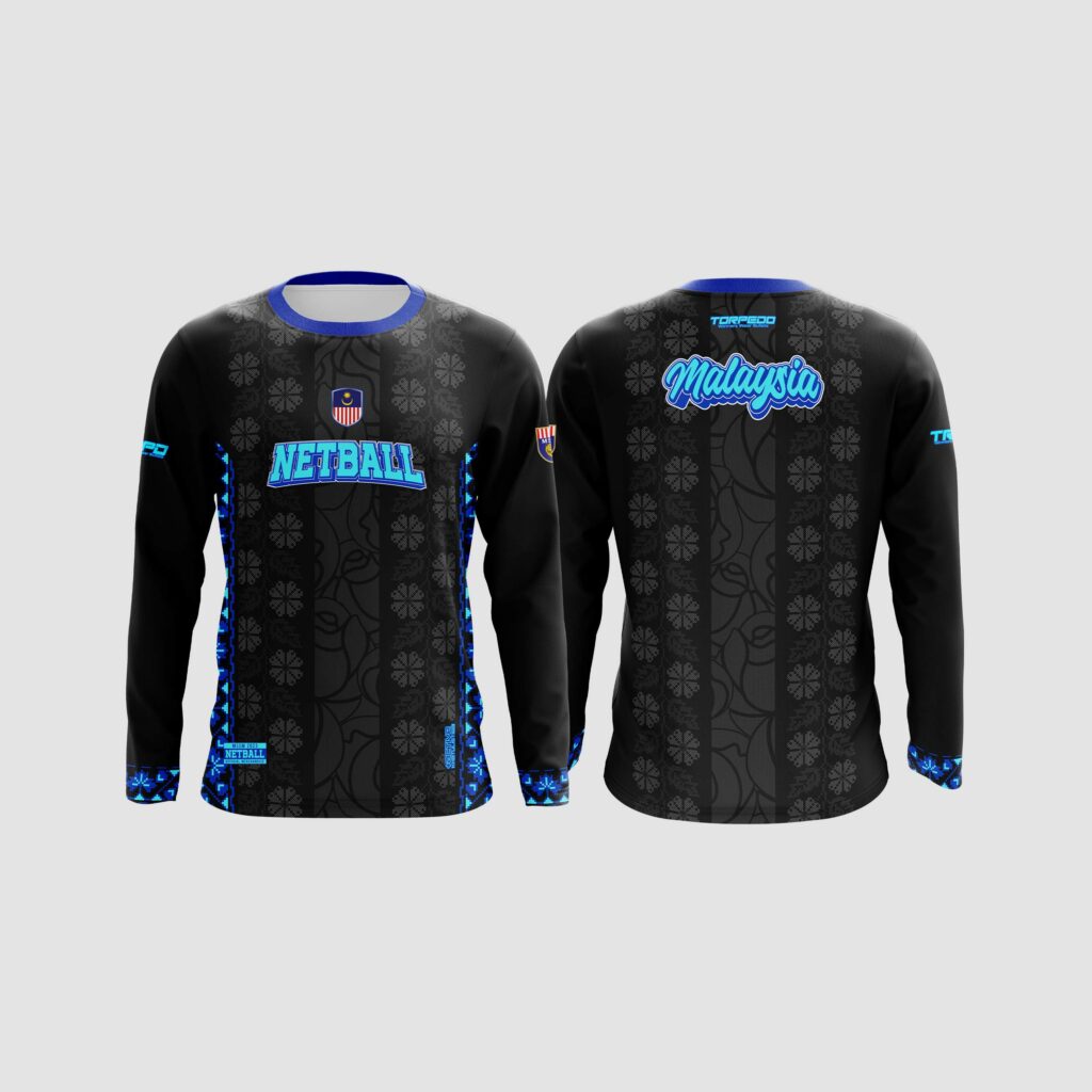 MSSM Netball Bold Black Long Sleeve - trpd.my
